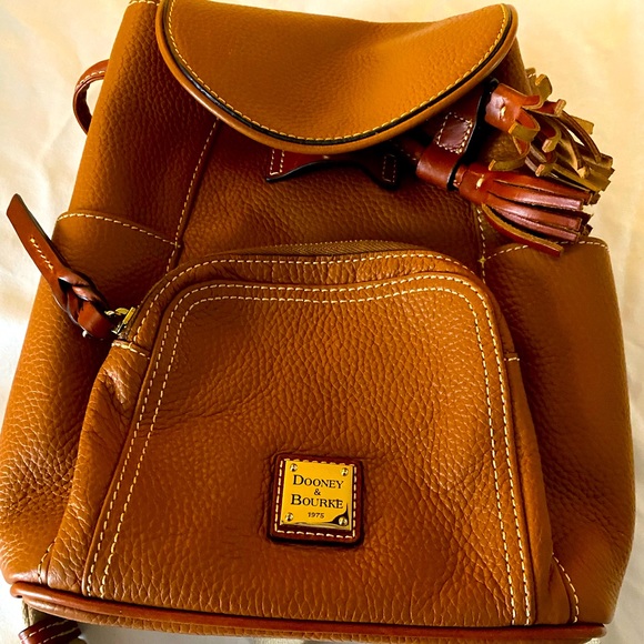 Dooney & Bourke | Bags | Dooney Bourke Leather Backpack | Poshmark